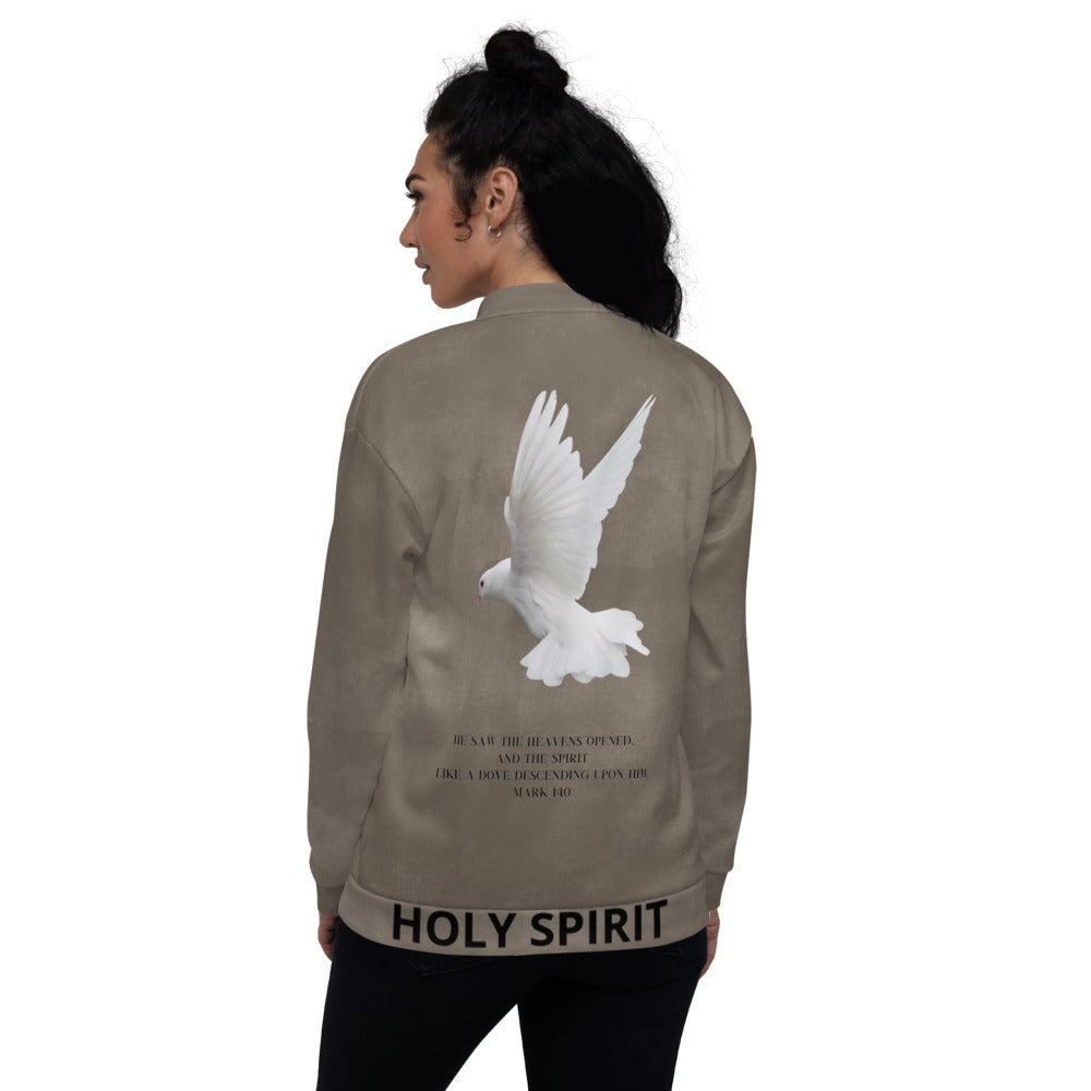 Unisex HOLY SPIRIT Bomber Jacket – Turned On with David + Angelike Norrie