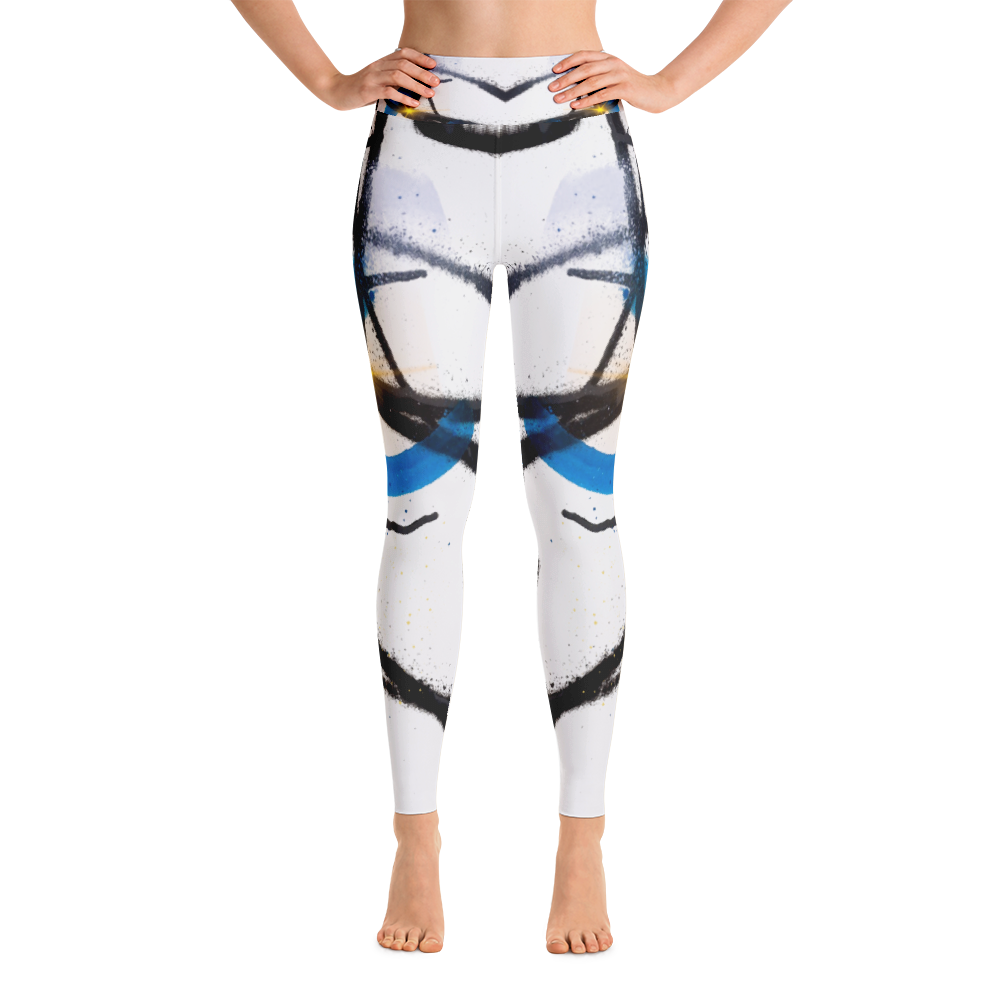 Graffiti & Gold Yoga Leggings – Turned On with David + Angelike Norrie